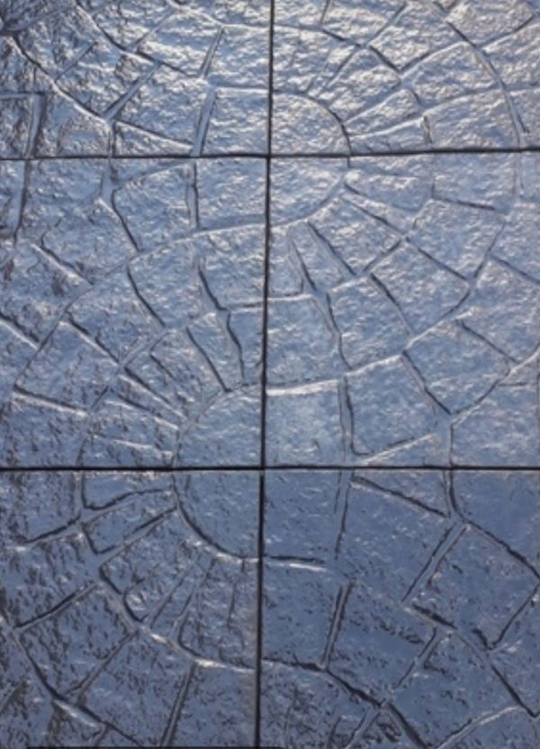 Baldosa de Concreto Adoquín Curvo Crema 40 X 40