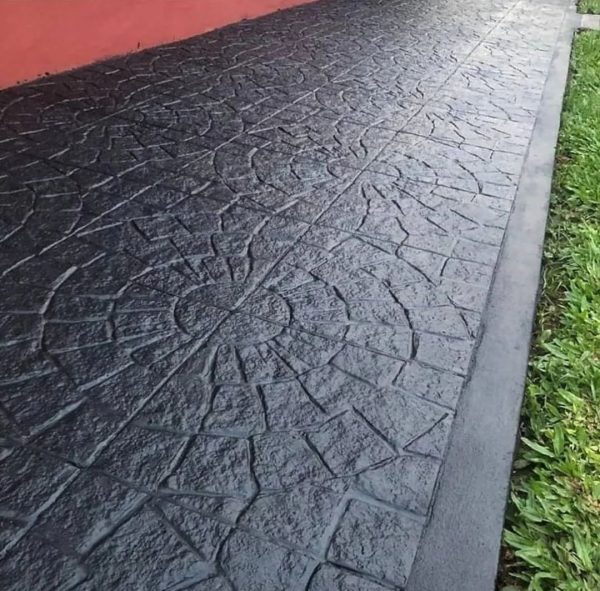Baldosa de Concreto Adoquín Curvo Crema 40 X 40