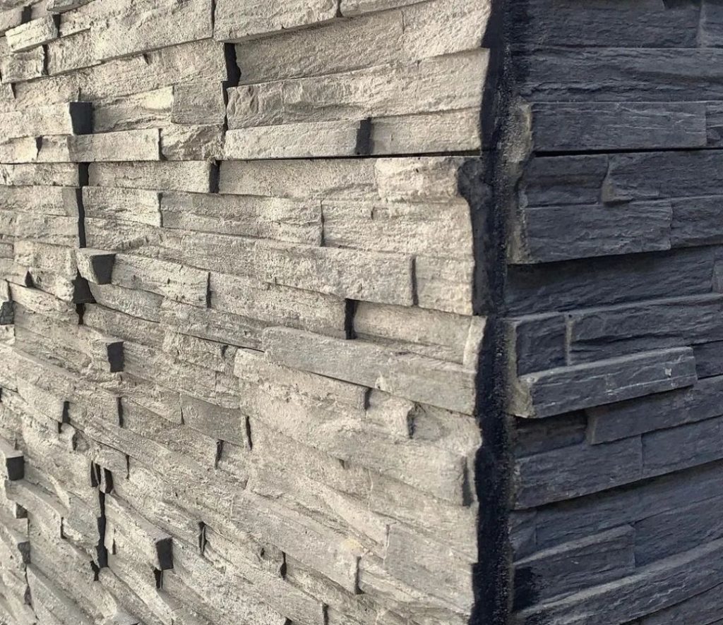 Baldosa de Concreto Piedra Ardesia Crema 12 X 50